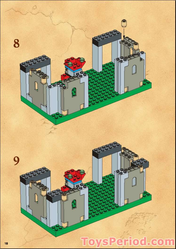 LEGO 6098 King Leo's Castle Instructions and Parts List