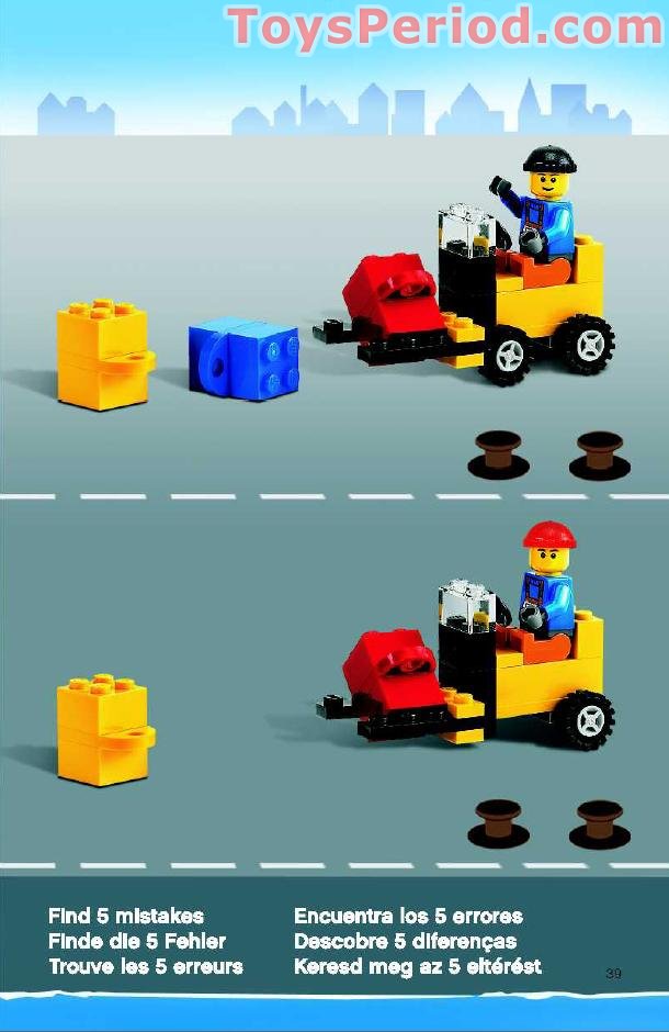 LEGO 6186 Build Your Own LEGO Harbor Instructions and Parts List