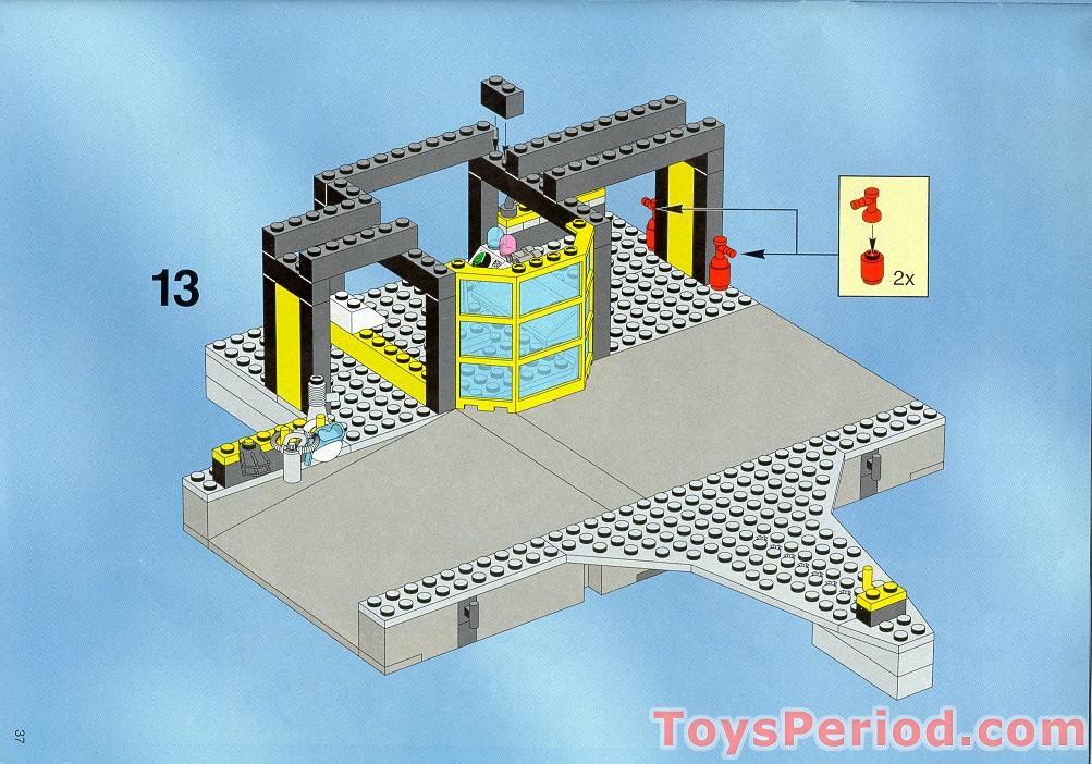 LEGO 6479 Emergency Response Center Instructions and Parts List