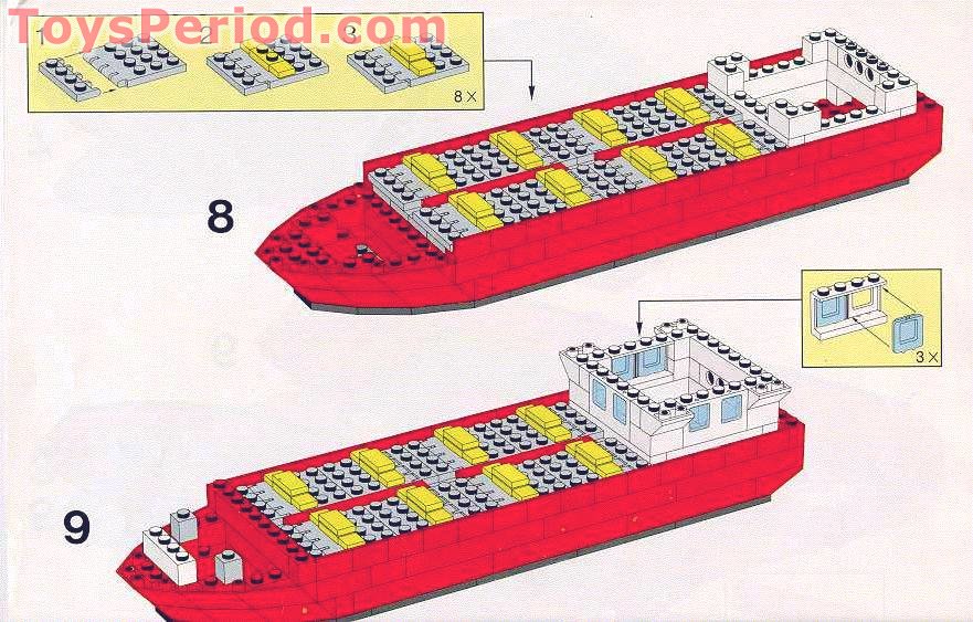 LEGO 6542 Launch and Load Seaport Instructions and Parts List