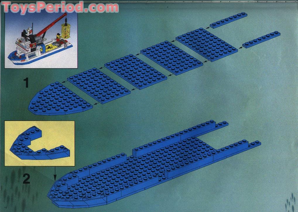 LEGO 6560 Diving Expedition Explorer Instructions and Parts List