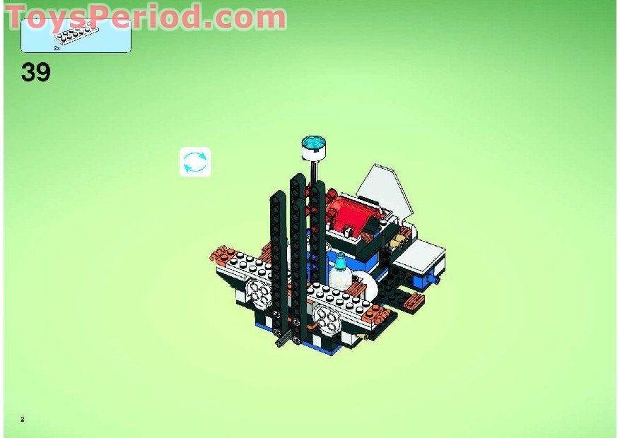 LEGO 7644 MX-81 Hypersonic Operations Aircraft Instructions and Parts List