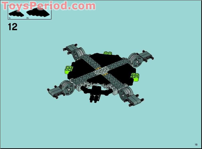 LEGO 7707 Striking Venom Instructions and Parts List