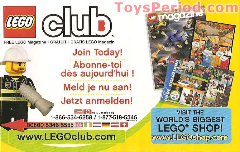 LEGO 7990 Cement Mixer Instructions and Parts List