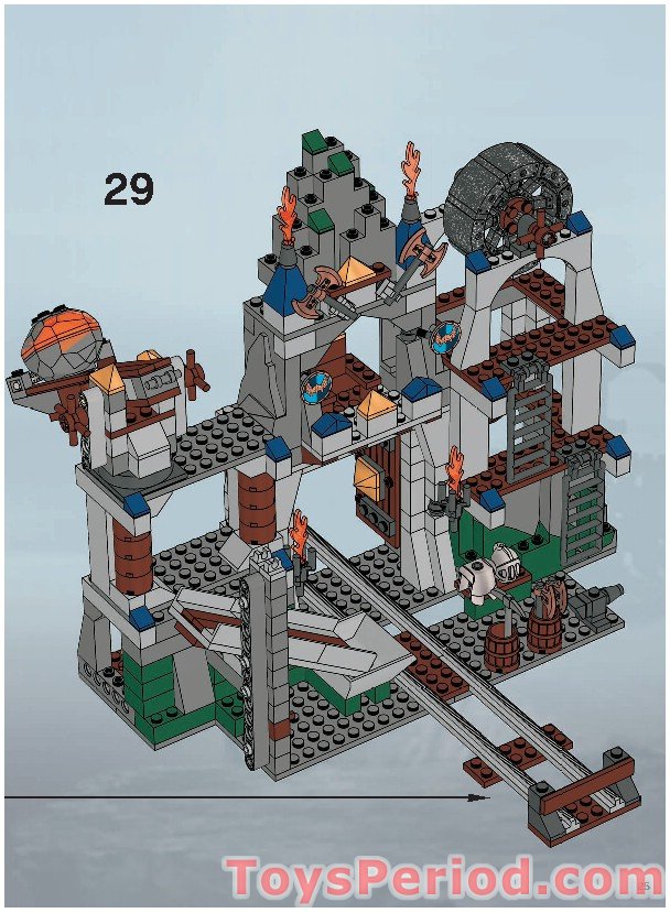 LEGO 7036 Dwarves' Mine Instructions and Parts List