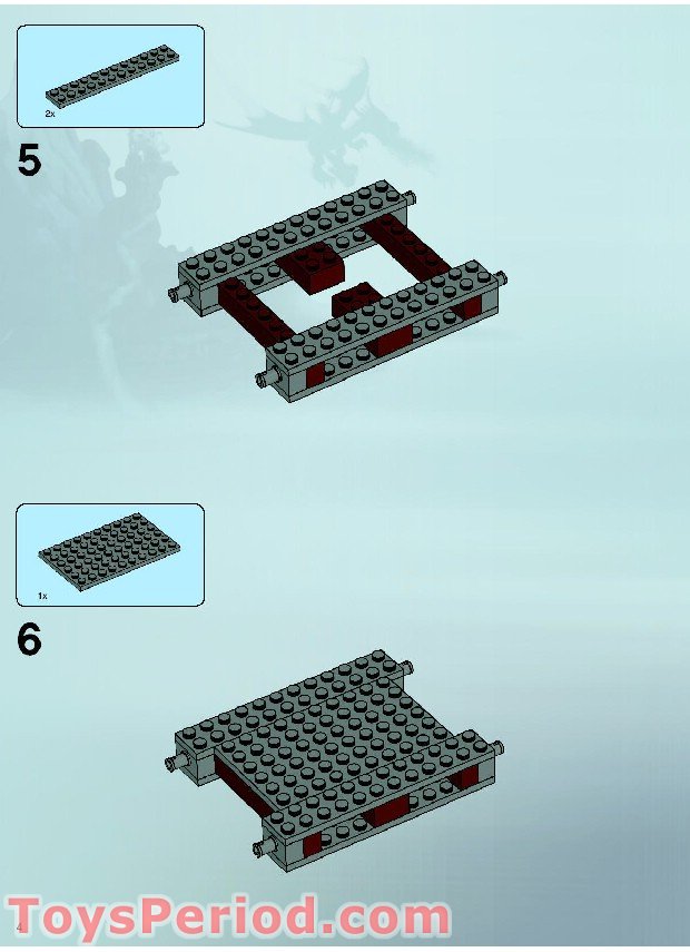 LEGO 7037 Tower Raid Instructions and Parts List