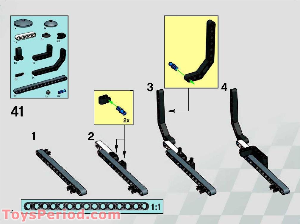 LEGO 8682 Nitro Intimidator Instructions and Parts List