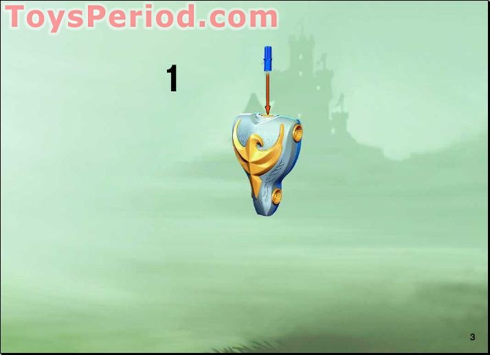 LEGO 8792 Sir Jayko Instructions and Parts List