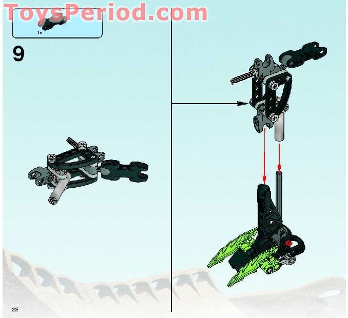 LEGO 8991 Tuma Instructions and Parts List