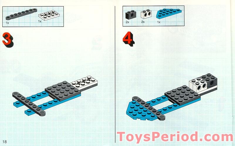 LEGO 8216 Turbo I Instructions and Parts List
