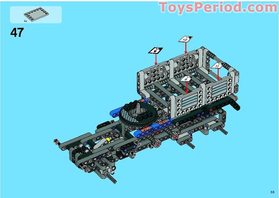 LEGO 8273 Off Road Truck Instructions and Parts List