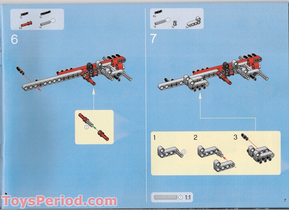 LEGO 8285 Tow Truck Instructions and Parts List