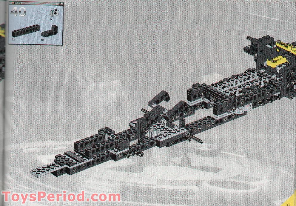 LEGO 8458 Silver Champion Racer Instructions and Parts List