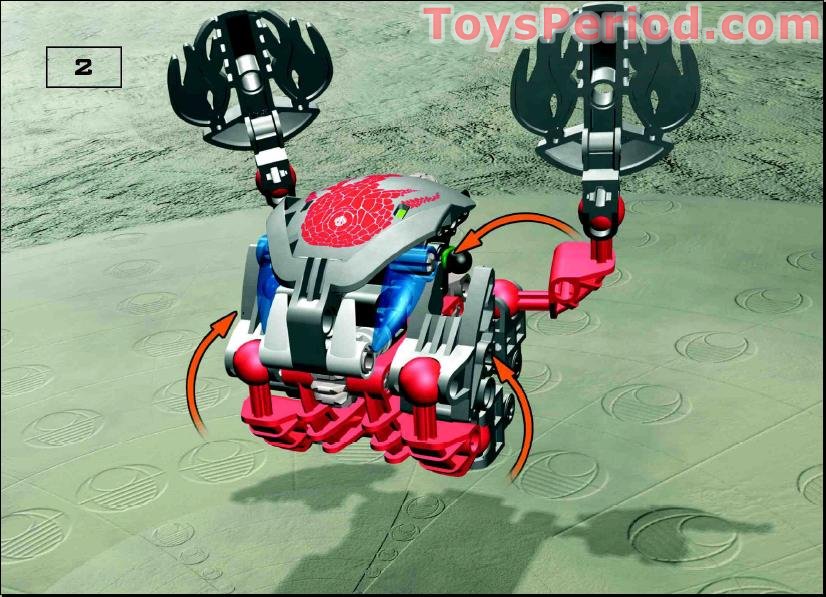 LEGO 8574 Tahnok-Kal Instructions and Parts List