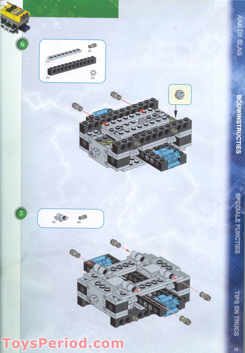 LEGO 9747 Robotics Invention System, Version 1.5 Instructions and Parts ...