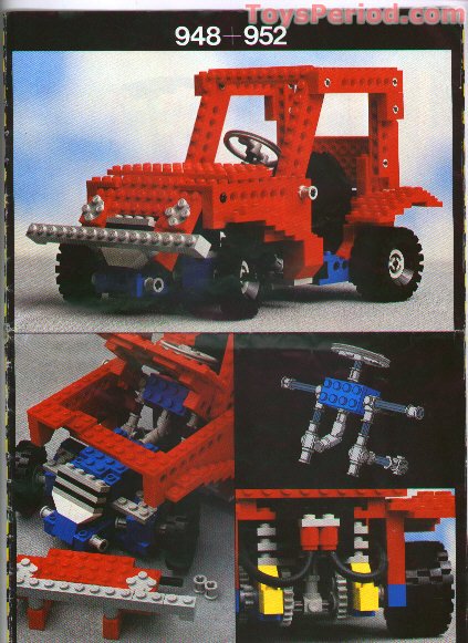 LEGO 948 Go-Kart Instructions and Parts List
