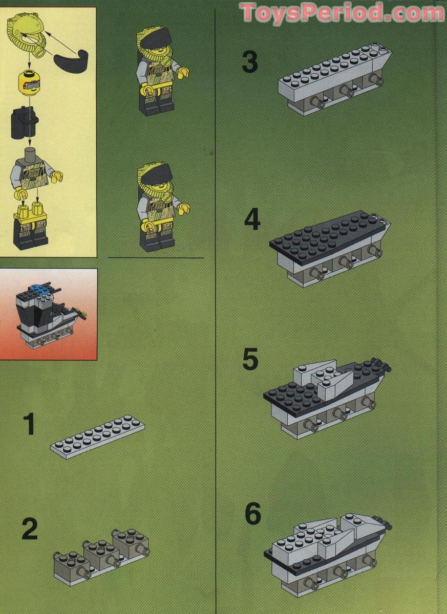 LEGO 2154 Robo Master Instructions and Parts List