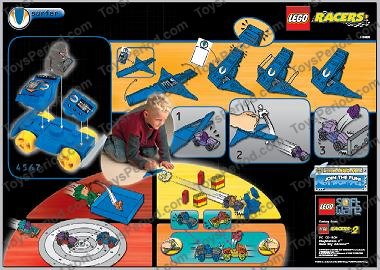 LEGO 4567 Surfer Instructions and Parts List