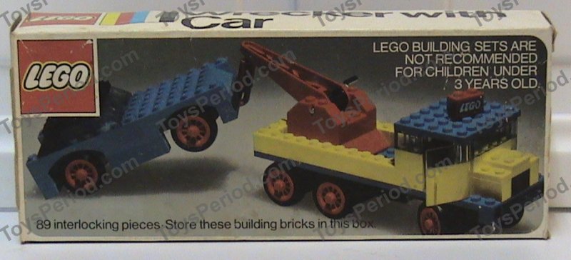 LEGO 710-1 Wrecker with Car Instructions and Parts List