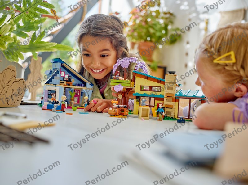 LEGO 42620 Olly and Paisley's Family Houses Set Parts List