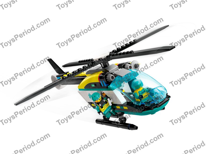 LEGO 60405 Emergency Rescue Helicopter Set Parts List