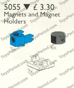 LEGO 5055 Magnets and Magnet Holders Set Parts List