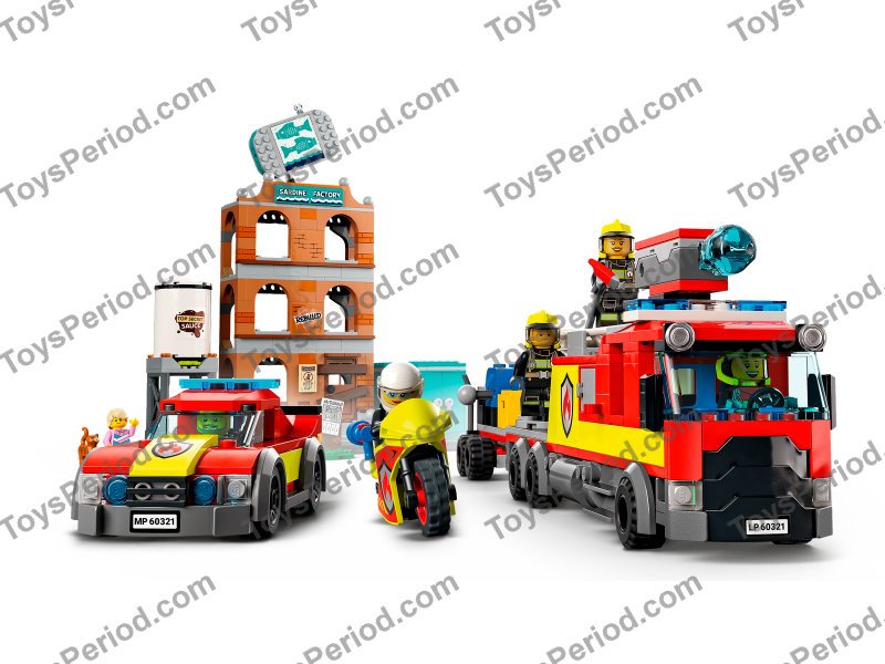 LEGO 60321 Fire Brigade Set Parts List