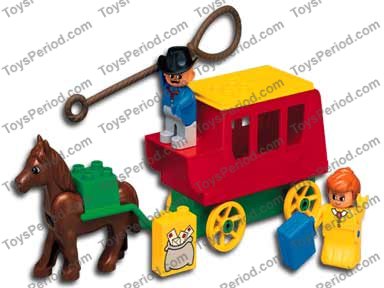 LEGO 2433 Stagecoach Set Parts List