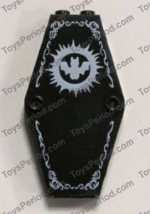 LEGO Sets with Part 10304pb01 Container, Coffin Lid with White Bat Pattern