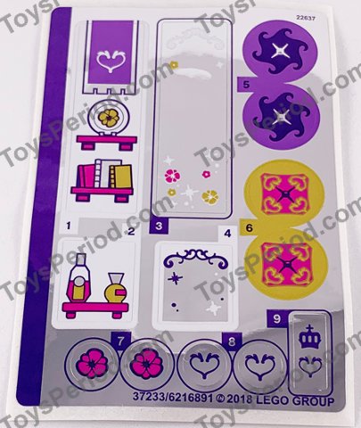 LEGO Sets with Part 40307stk01 Sticker Sheet for Set 40307, Mirrored ...