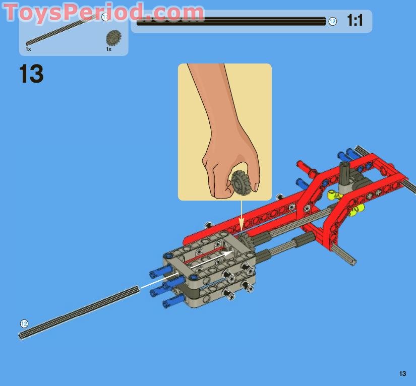 LEGO 8081 Extreme Cruiser Instructions and Parts List