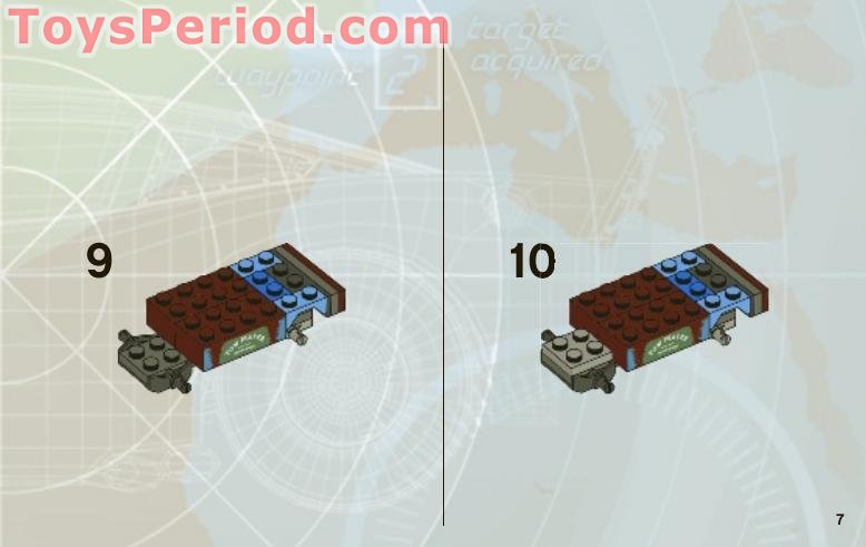 LEGO 8201 Classic Mater Instructions and Parts List