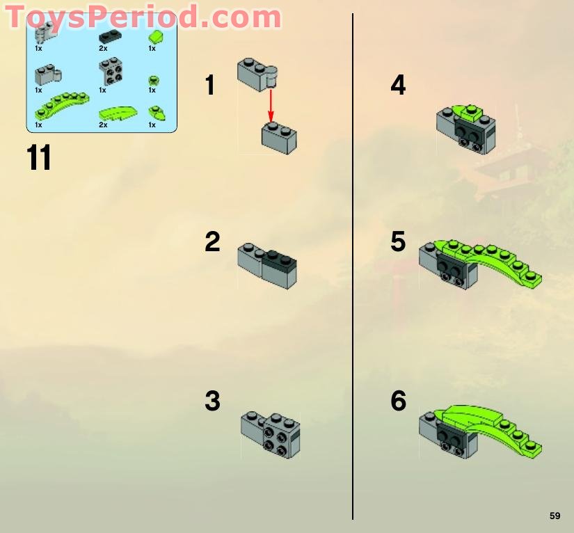 LEGO 9443 Rattlecopter Instructions and Parts List