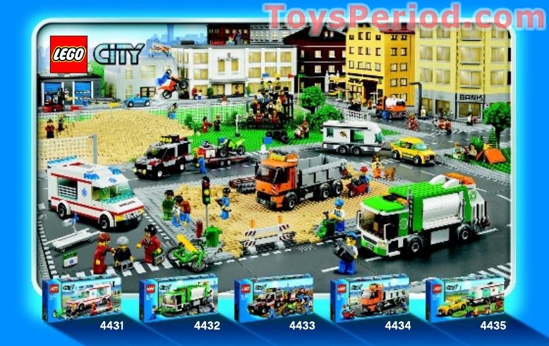 LEGO 4434 Tipper Truck Instructions and Parts List