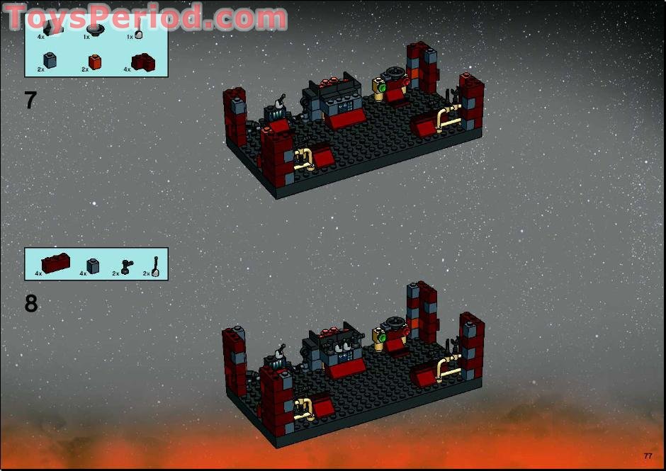 LEGO 10144 Sandcrawler Instructions and Parts List