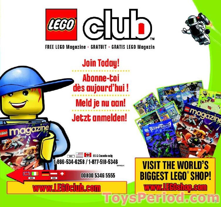 LEGO 3832 The Emergency Room Instructions and Parts List