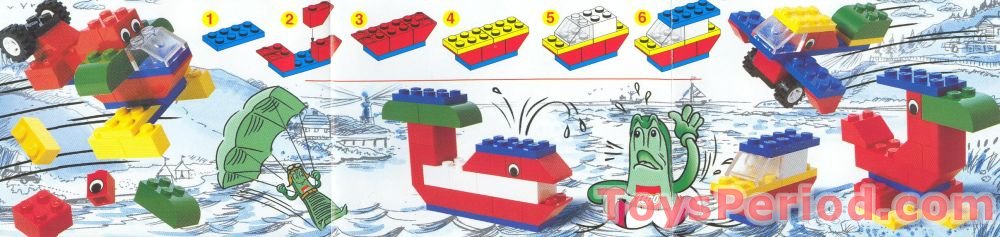 LEGO 4282 Classic Trial Size Instructions and Parts List
