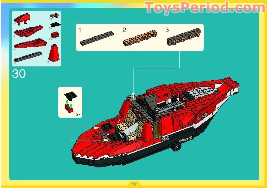 LEGO 4403 Air Blazers Instructions and Parts List