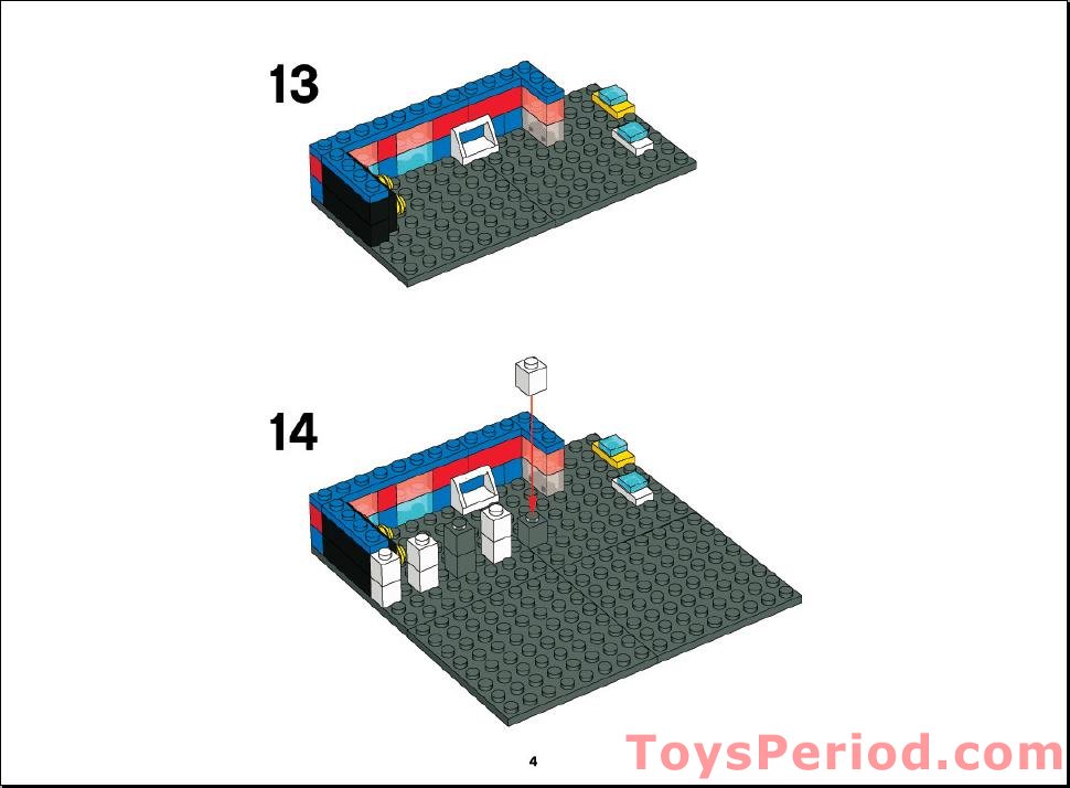 LEGO 5524 Airport Instructions and Parts List