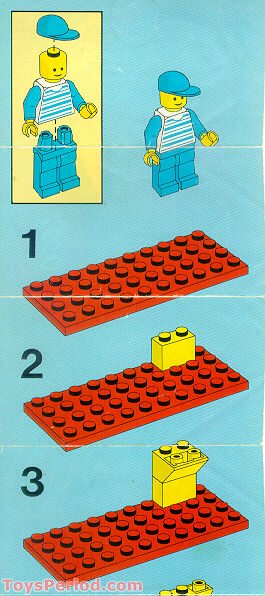 LEGO 6613 Telephone Booth Instructions and Parts List