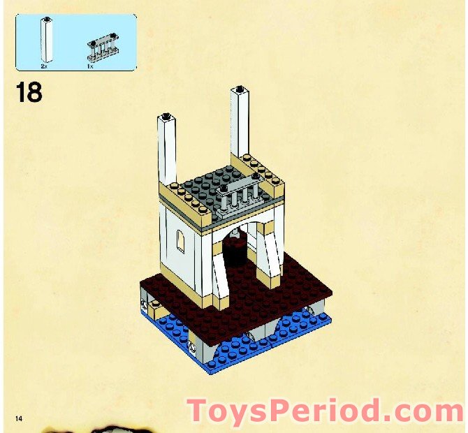 LEGO 6242 Soldiers' Fort Instructions and Parts List