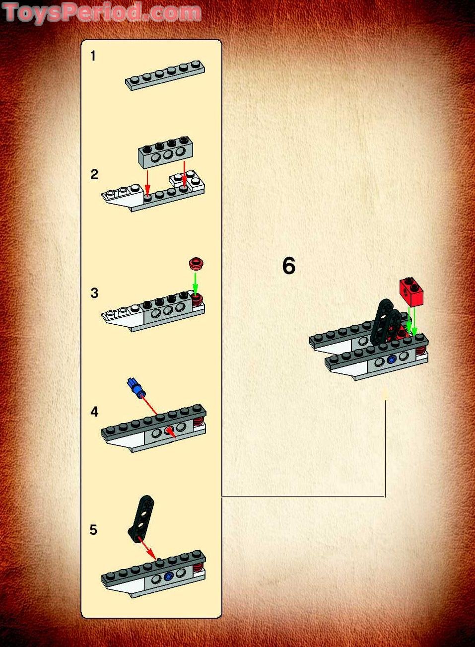 LEGO 7628 Peril in Peru Instructions and Parts List