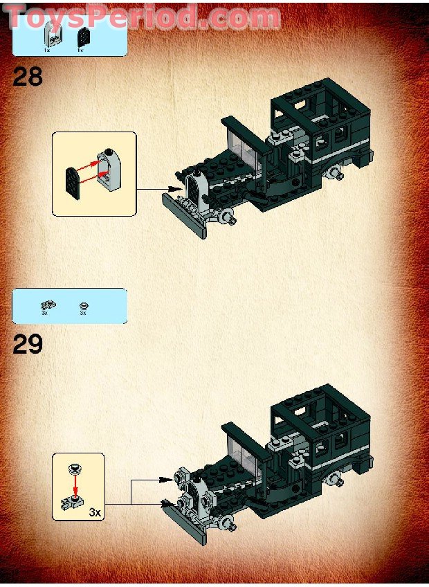LEGO 7682 Shanghai Chase Instructions and Parts List