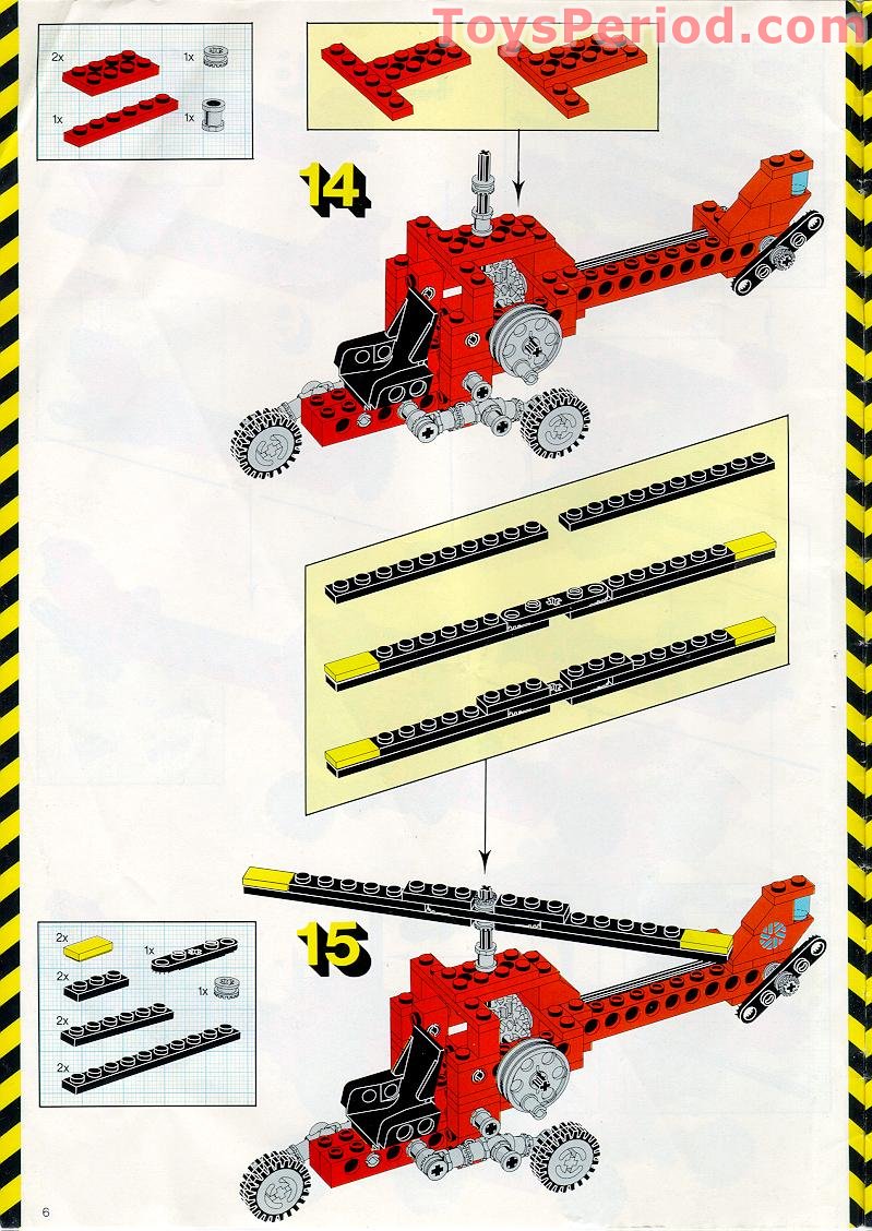 LEGO 8680 Arctic Rescue Base Instructions and Parts List