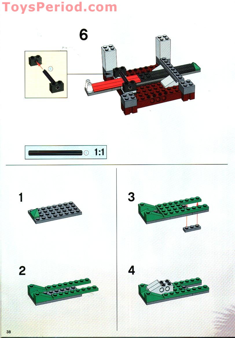 LEGO 8780 Citadel of Orlan Instructions and Parts List