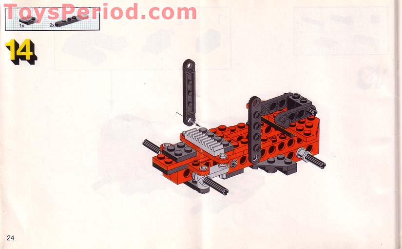 LEGO 8808 Formula One Racer Instructions and Parts List