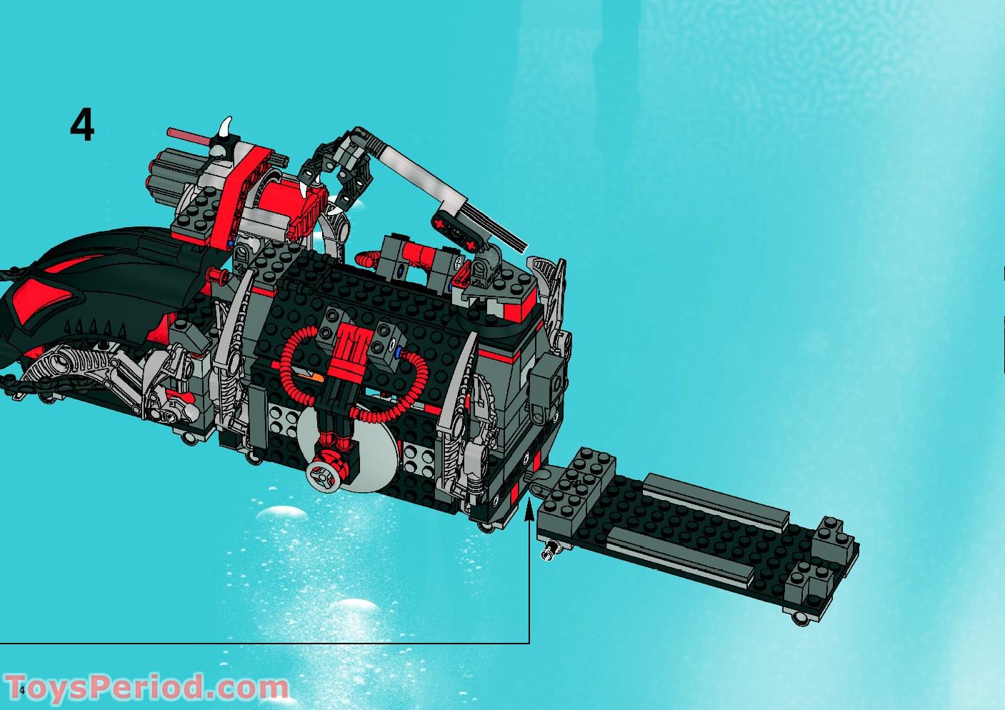 LEGO 8927 Toa Terrain Crawler Instructions and Parts List