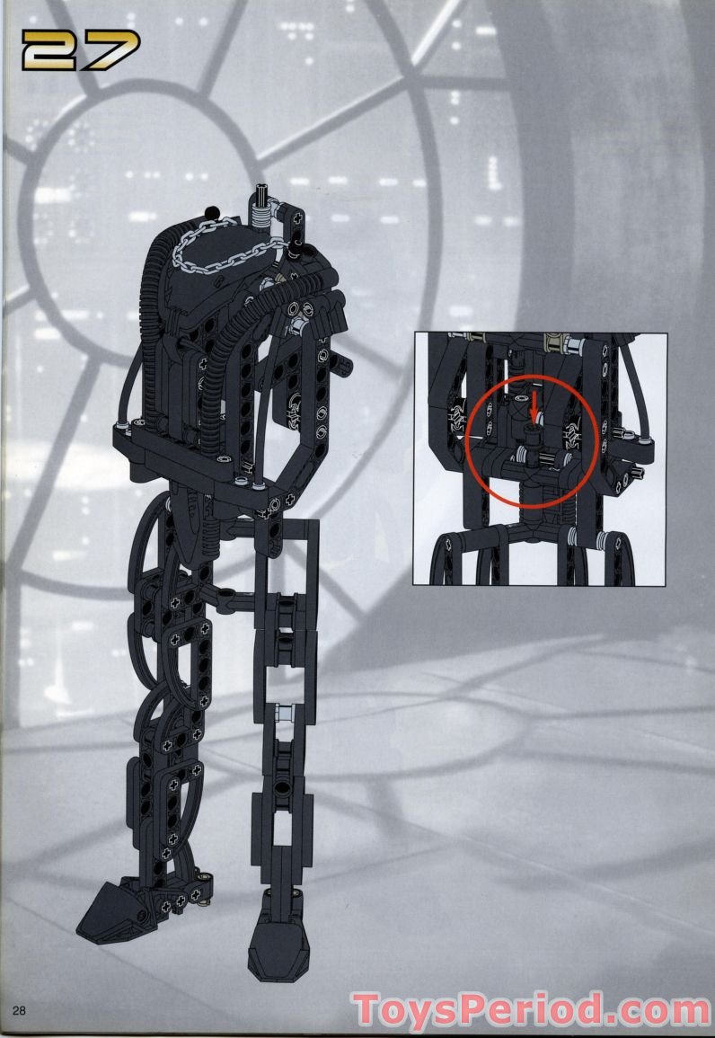 LEGO 8010 Darth Vader Instructions and Parts List