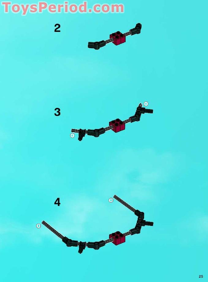 LEGO 8107 Fight for the Golden Tower Instructions and Parts List