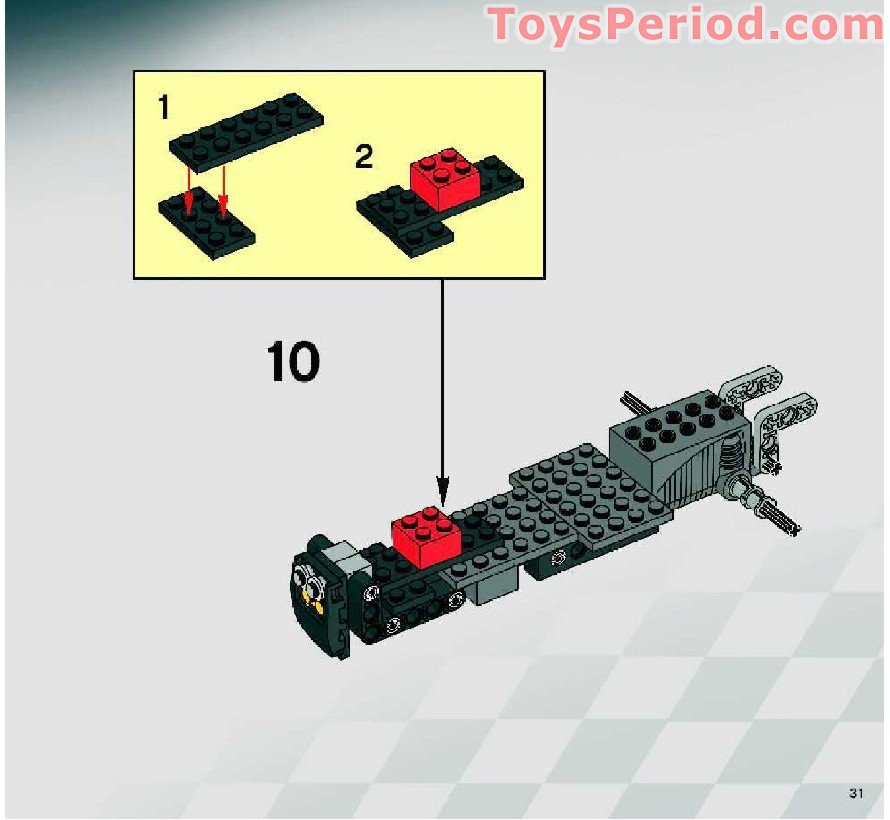 LEGO 8141 Off Road Power Instructions and Parts List